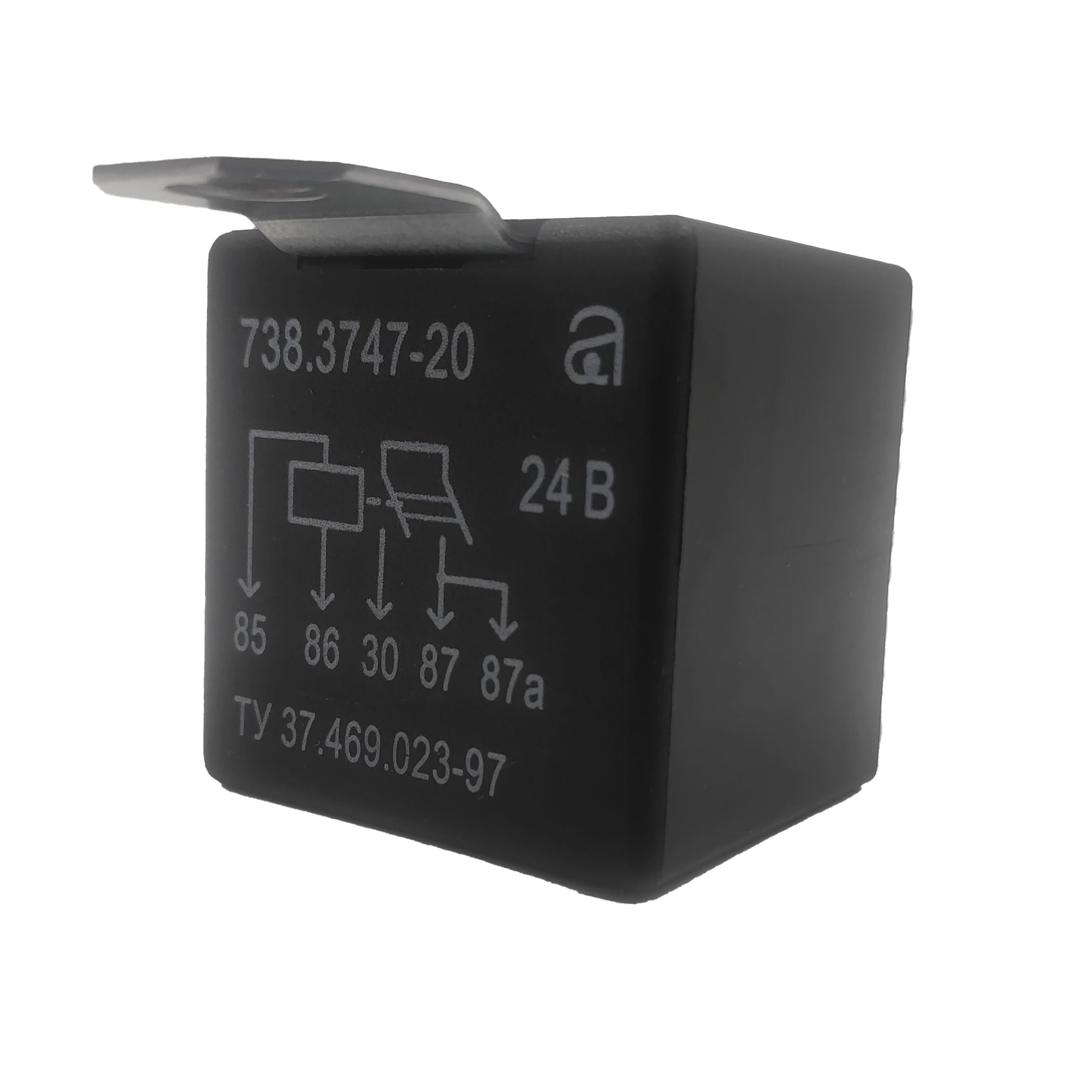 Реле 24В 50А 5 контактов 738.3747-20 (РС-530) (стартера КАМАЗ) - АВАР ...