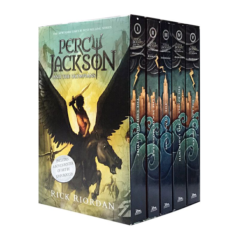 Percy Jackson boxed set Rick Riordan 1-5 — купить в интернет-магазине ...