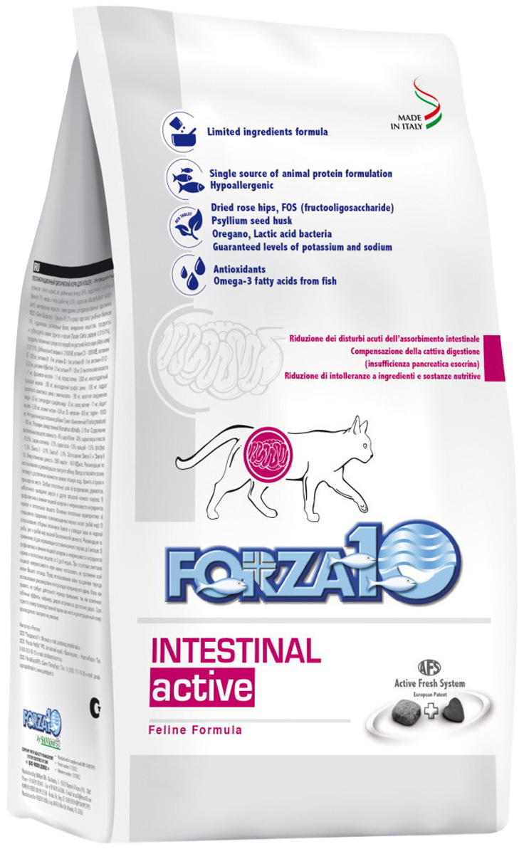 Сухой корм FORZA10 CAT INTESTINAL ACTIVE для взрослых кошек при ...