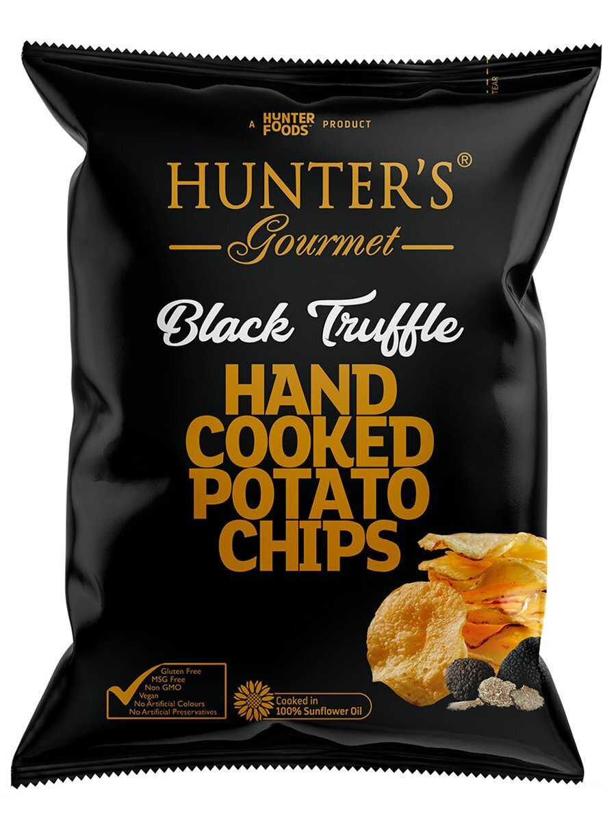 Чипсы натуральные Hunters Gourmet Черный трюфель 125 г х 3 шт. — купить ...