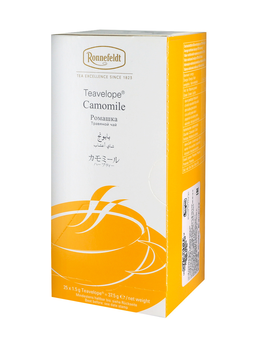 Чай Ronnefeldt Camomile / Роннефельд Ромашка аптечная 25 пак — купить в ...