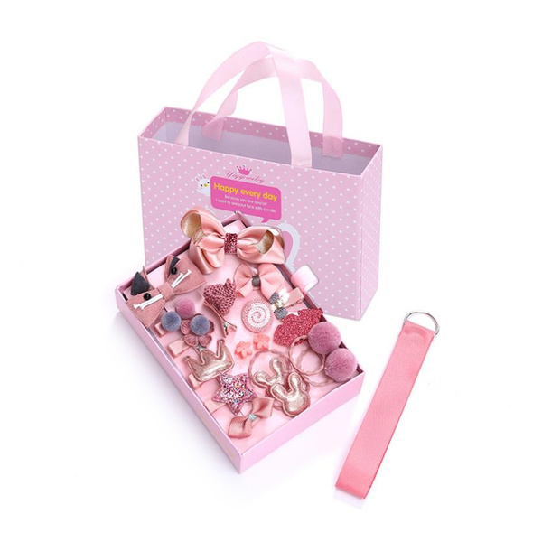 Подарочный набор заколок для волос Goodly Rose Gold для девочек, розово ...