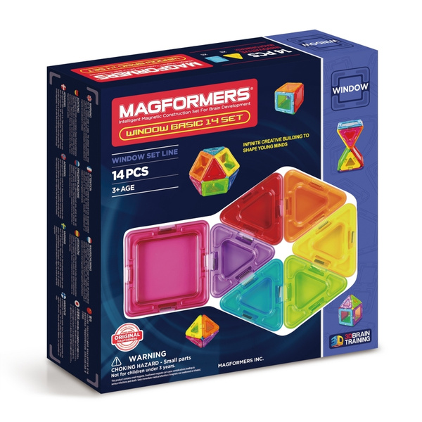 Магнитный конструктор MAGFORMERS 714001 Window Basic 14 set - купить с ...