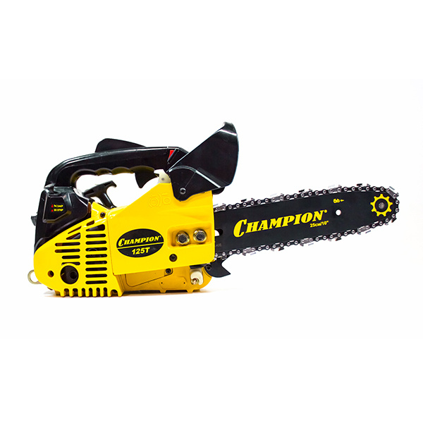 Мини бензопила одноручная CHAMPION 125T-10 купить на OZON по низкой цене (1907104555)