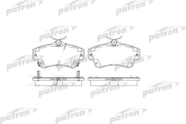Колодки тормозные PATRON PBP1442 Передние - купить по низким ценам в ...