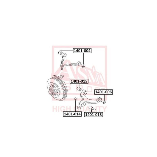 Сайлентблок рычага ASVA 1401014 - купить по доступным ценам в интернет ...