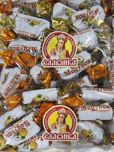 Конфеты Медунок с печеньем 1 кг - купить с доставкой по выгодным ценам ...
