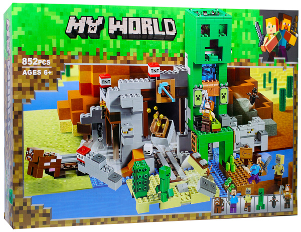 Конструктор My World 11363 "Шахта Крипера", 852 детали - купить с ...