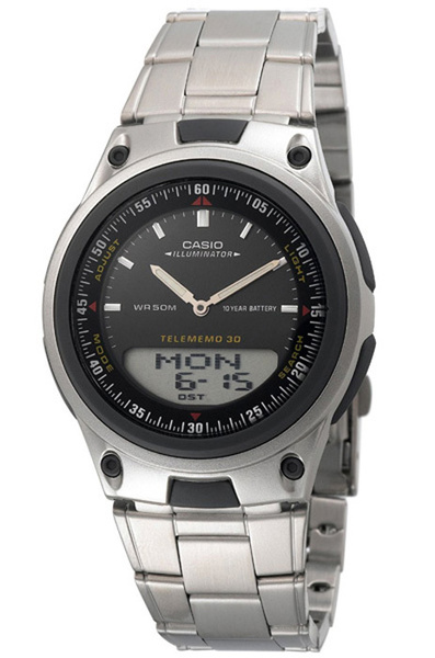 Электронные мужские наручные часы Casio Collection Aw 80d 1a с батарейкой на 10 лет работы