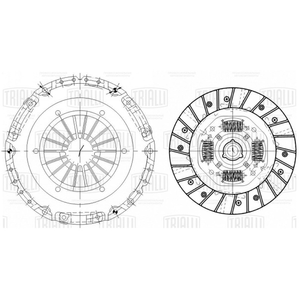Сцепление комплект Trialli FR2109 - Trialli арт. FR2109 - купить по ...