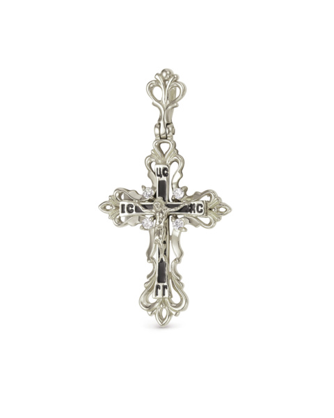 DIALVI JEWELRY Крестик Серебро родированное - купить с доставкой по ...