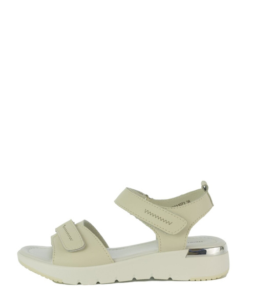 Босоножки Женский HELENA BERGER Без каблука Натуральная кожа, размер 40 F Лето Россия Липучки ...