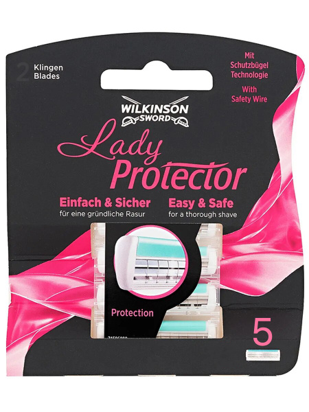 WILKINSON SWORD / Schick Lady Protector Сменные кассеты 5 шт - купить с ...