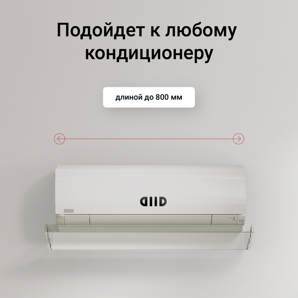 Экран для настенного кондиционера DIID Сплит 800 - купить с доставкой ...