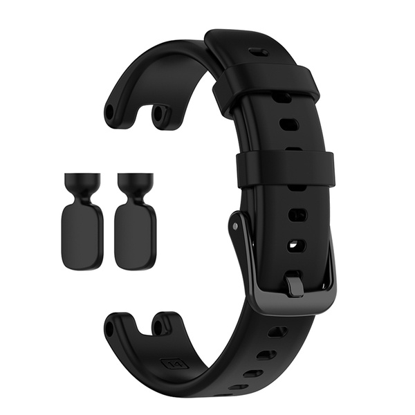 Силиконовый браслет 20 мм для аксессуаров Garmin Lily's черный - купить ...