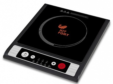 Плита Электрическая Kitfort КТ-107 черный стеклокерамика (настольная) купить на OZON по низкой ...