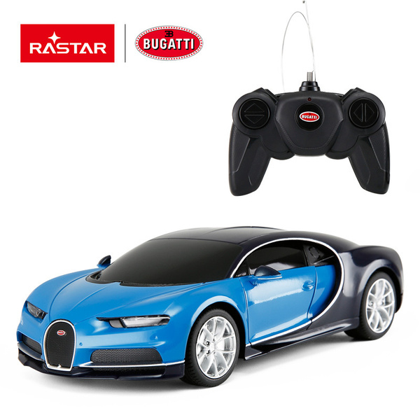 Машина на пульте управления со светом Rastar 1:24 Bugatti игрушечная ...