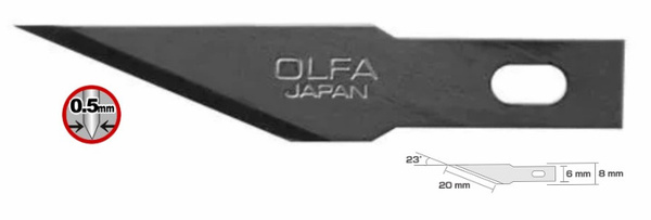 Сменные лезвия OLFA (Олфа) OL-KB4-S/5 5 шт. - купить с доставкой по выгодным ценам в интернет ...