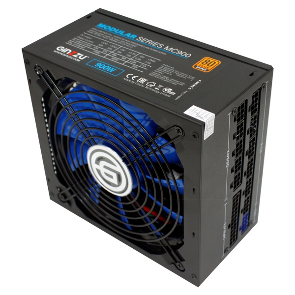 Блок питания Ginzzu MC900 14CM 80 PLUS Bronze модульный. - купить с ...