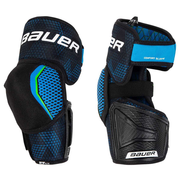Налокотники хоккейные BAUER Налокотники BAUER X JR, посадка ...