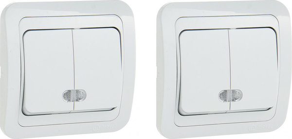 Выключатель Makel, клавиш 2 шт, монтаж Скрытый - купить с доставкой по выгодным ценам в интернет ...