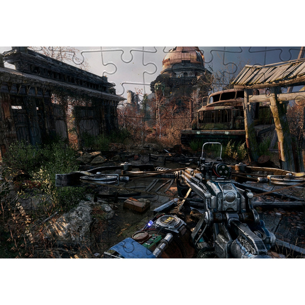 Пазл Картонный 29x20 см Metro (metro 2033, exodus, персонаж, артем ...