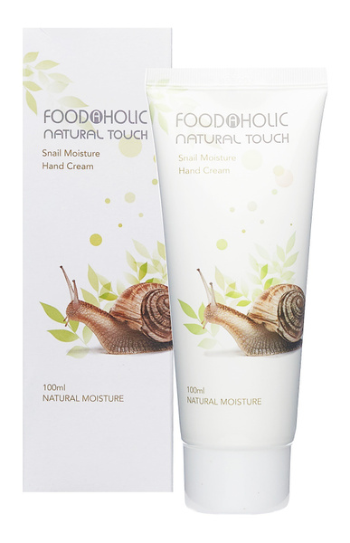 FOODAHOLIC NATURAL TOUCH SNAIL MOISTURE HAND CREAM Увлажняющий крем для ...