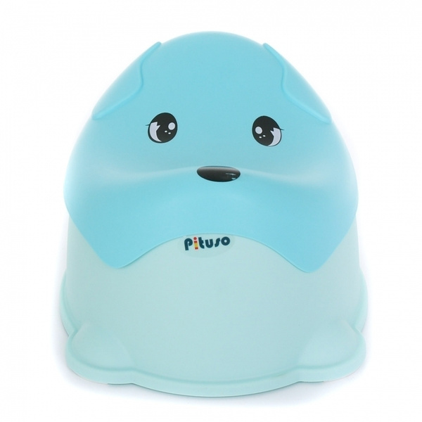 Горшок детский с крышкой Pituso Пёсик Green. купить на OZON по низкой цене (187849192)