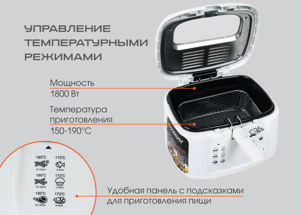 Фритюрница Endever Skyline FR-111 купить по выгодной цене в интернет ...