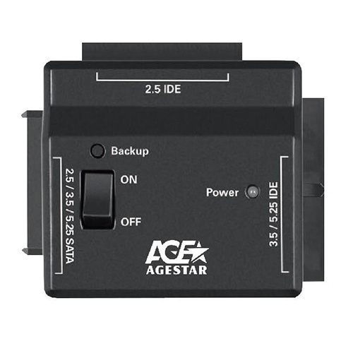 Адаптер-переходник для HDD AgeStar FUBCP2 IDE SATA пластик, 2.5" 3.5" 5 ...