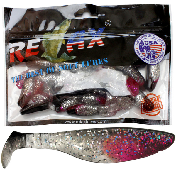 Силиконовая приманка для рыбалки Relax Kopyto 5cm 2,6g цвет S065 (15шт ...