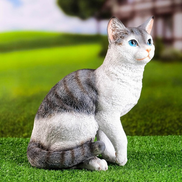 Садовая фигура "Кот" 25x16x30см - купить по низкой цене с доставкой в ...