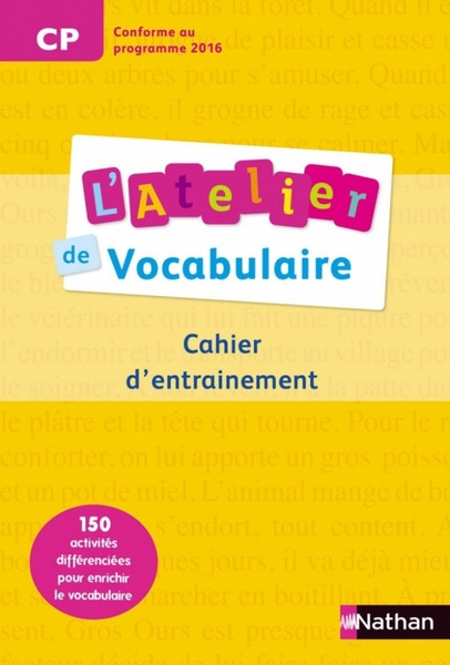 L'atelier de vocabulaire. Cahier d'exercices купить на OZON по низкой ...