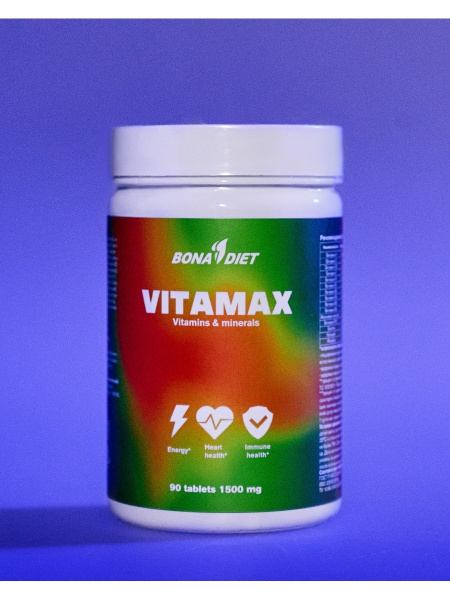 Пищевая комплексная добавка "Витамакс" 90 таблеток, 1500 мг. Bona Diet ...