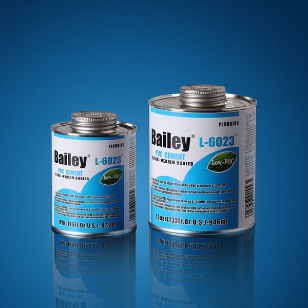 Клей для труб ПВХ Bailey L 6023 118 мл купить на Ozon по низкой цене
