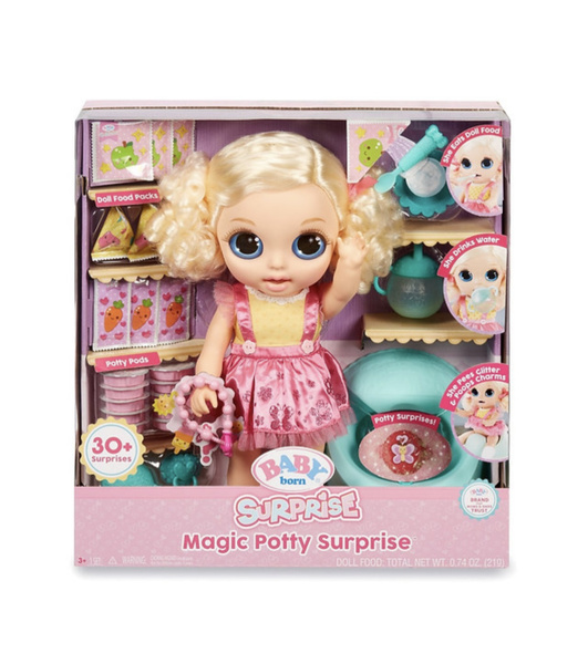 Кукла baby born magic potty surprise - купить с доставкой по выгодным ...