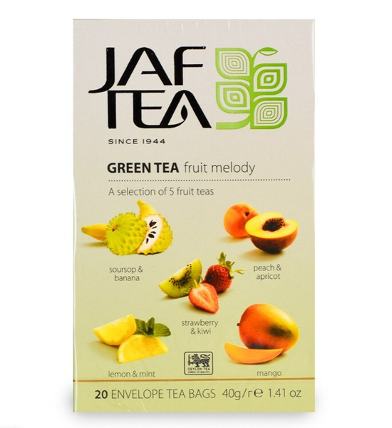 Чай зеленый JAF TEA Ассорти Fruit Melody 20*2 г Шри-Ланка - купить с ...