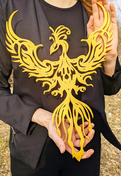 Украшение настенное интерьерное Wooden Decor Shop phoenix - купить по ...