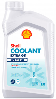 Антифриз Shell Coolant Extra G11 Ready to Use 1кг., Готовый раствор ...