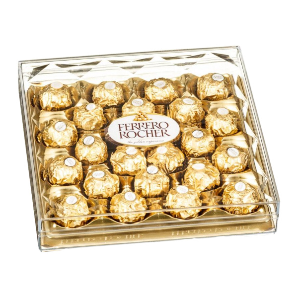 Конфеты хрустящие Ferrero Rocher 300 г, из молочного шоколада, с ...