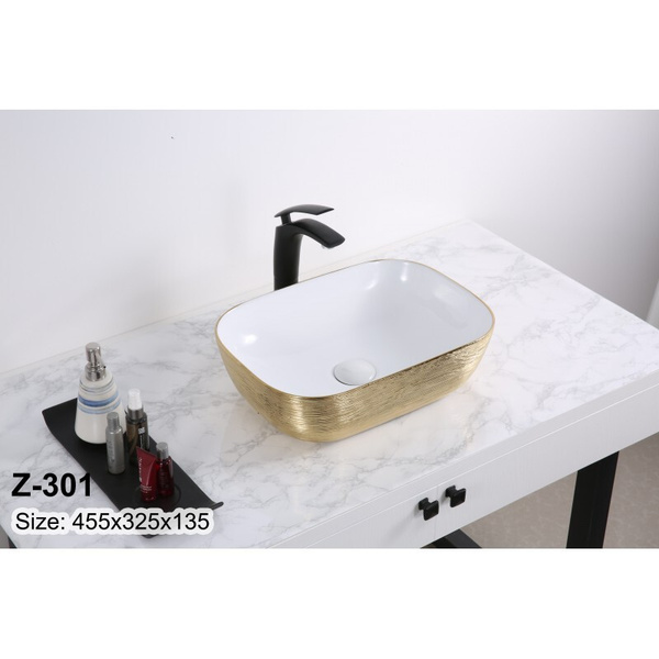 Раковина Zandini Z-301, золотой купить по доступной цене с доставкой в интернет-магазине OZON ...