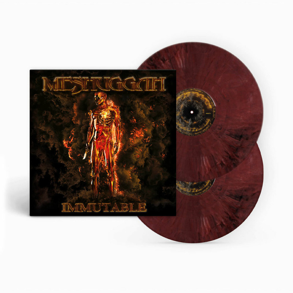 Meshuggah. Immutable. Limited Edition. Red-Transparent/White Marbled ...