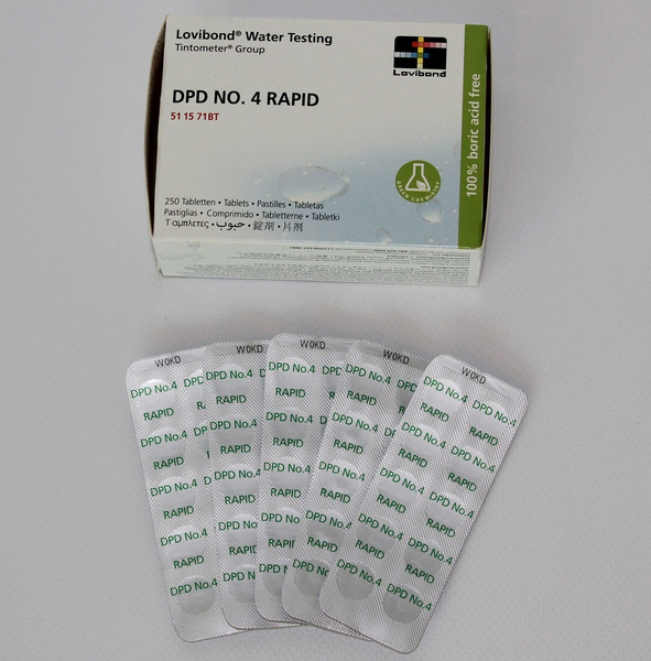 Тестерные таблетки для ручного тестера DPD-4 LOVIBOND (активный ...