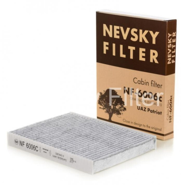 Фильтр салонный Nevsky Filter угольный Fiat Doblo 01-/ УАЗ 3163 Patriot ...