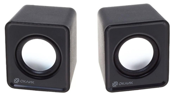 Колонки стационарные Оклик OK-331 цвет черный, мощность 6 Вт, акустика 2.0 (440404) купить на ...