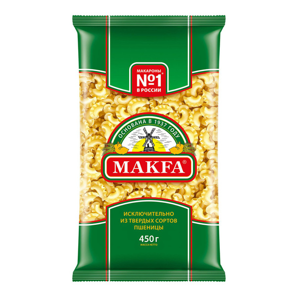Макаронные изделия Makfa Петушиные гребешки 450 г купить на OZON по низкой цене (696969042)