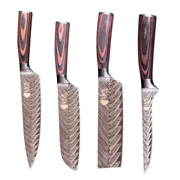 Набор кухонных ножей onnaaruji, Нержавеющая сталь, Высокоуглеродистая ...