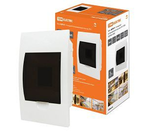 Щит 10 модулей ЩРВ-П IP41 встраиваемый с дверцей ТДМ - купить по выгодной цене в интернет ...