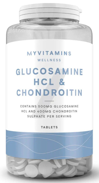Glucosamine HCL & Chondroitin 900 mg. 120 tab. Myvitamins / Глюкозамина ...