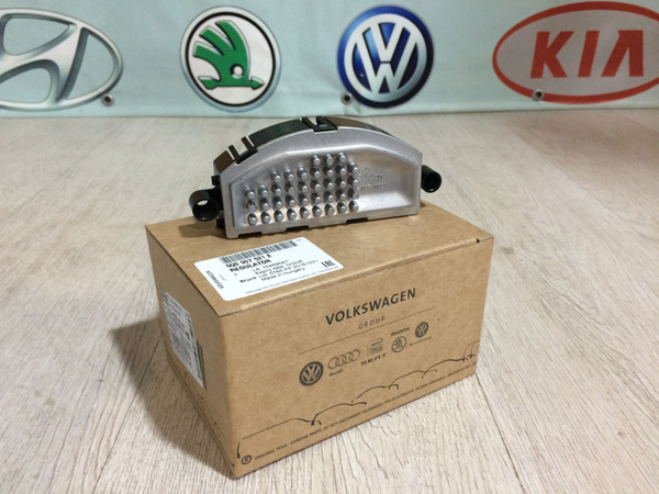 Резистор отопителя вентилятора климат блок управления печкой Шкода ...